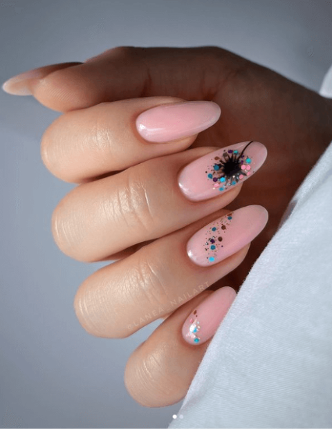 50 Gorgeous Dandelion Nail Designs