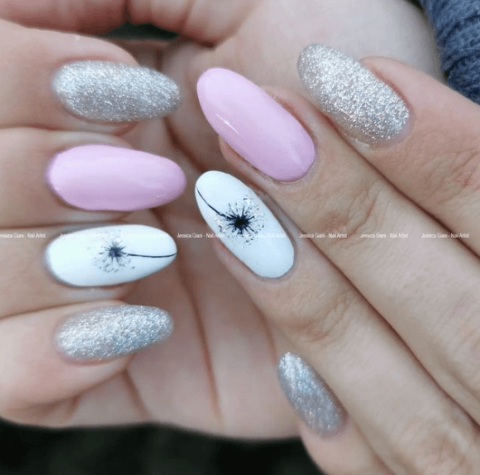 50 Gorgeous Dandelion Nail Designs