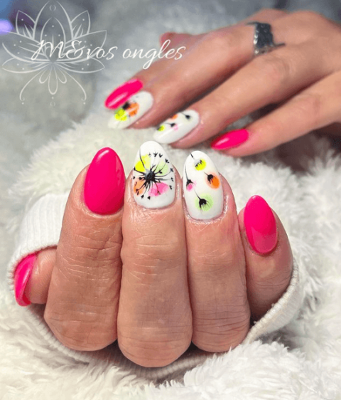 50 Gorgeous Dandelion Nail Designs
