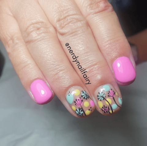50 Gorgeous Dandelion Nail Designs
