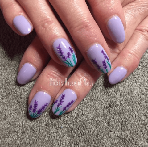 100 Lavender Nail Designs to Inspire You