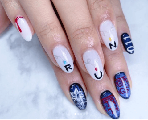 65 Stranger Things Nail Ideas | Nail Art Inspired by Your Favorite TV Show