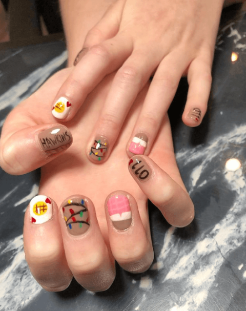 65 Stranger Things Nail Ideas | Nail Art Inspired by Your Favorite TV Show