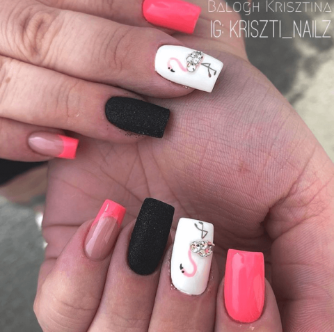 50 Flamingo Nail Ideas to Rock Your Mani