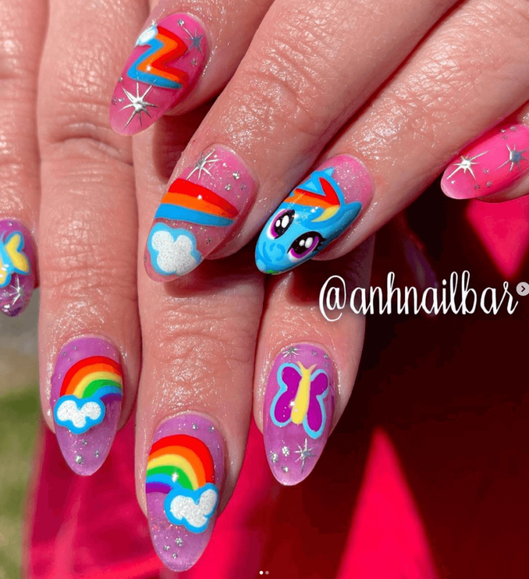50 My Little Pony Nails Ideas to Bring Out Your Inner Child