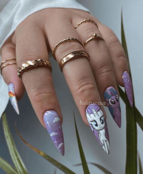 50 My Little Pony Nails Ideas to Bring Out Your Inner Child