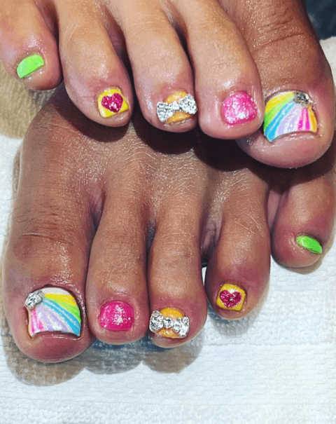 50 Rainbow Nail Ideas to Get You Started
