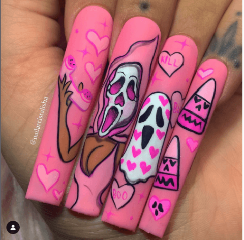 I Want... Scream and Ghostface Nails - I Want Those Nails
