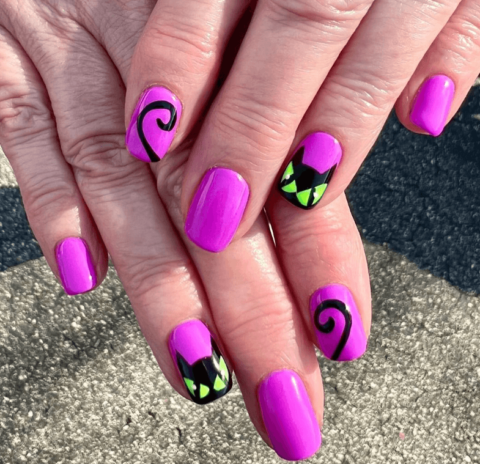 40 Black Cat Nails Ideas