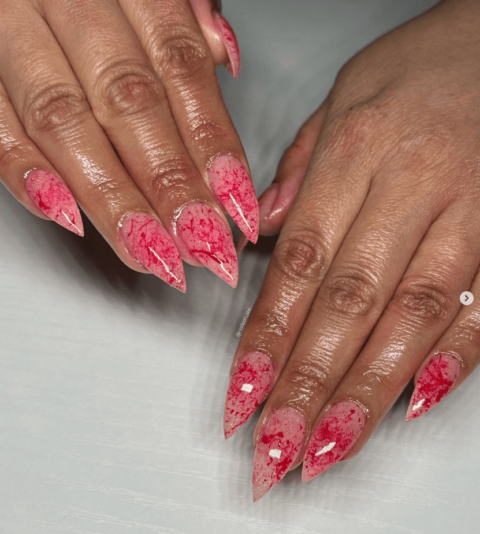 30 Blood Splatter Nails Ideas Perfect for Halloween