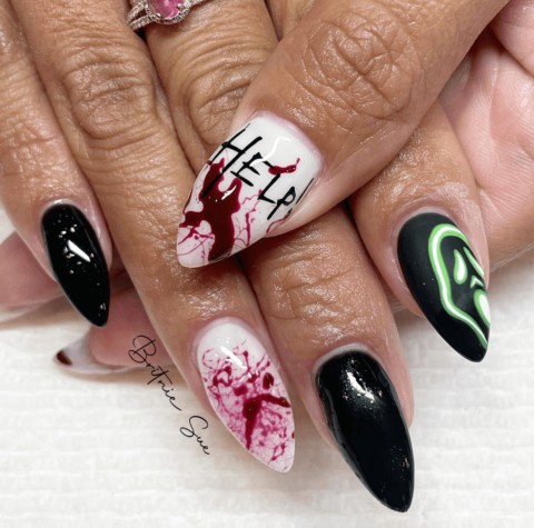 30 Blood Splatter Nails Ideas Perfect for Halloween