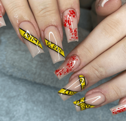 30 Blood Splatter Nails Ideas Perfect for Halloween
