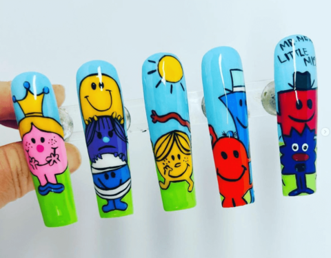 20 Mr Men Nails Ideas