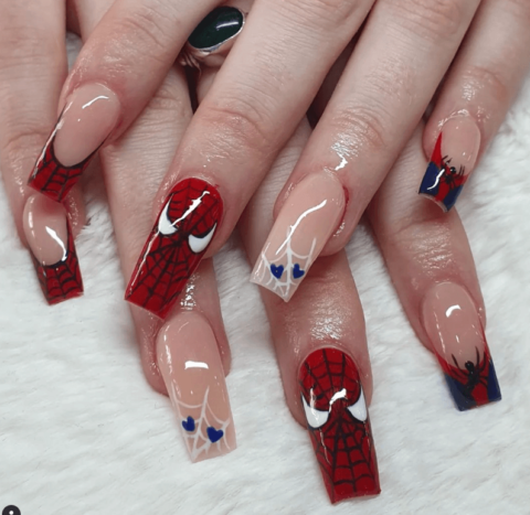 50 Spider Web Nails Ideas