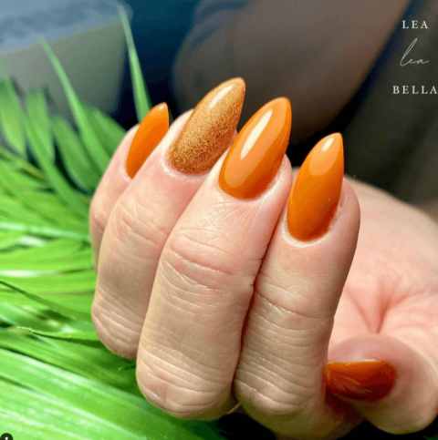 60+ Stunning Burnt Orange Nails Designs Ready for Fall