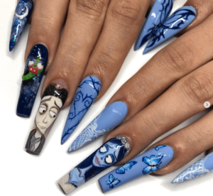 40 Corpse Bride Nails Designs