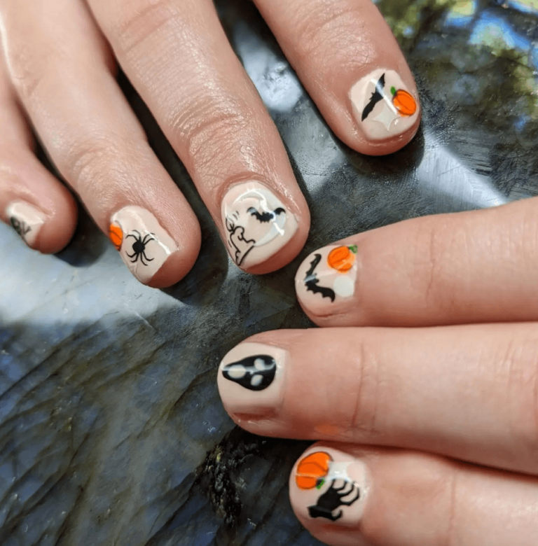 35 Halloween Nails for Kids Design Ideas