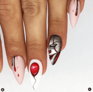 30 It and Pennywise Nails Ideas