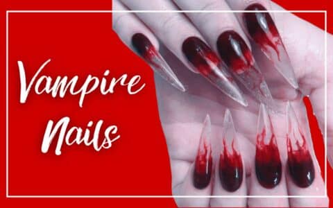 35 Vampire Nails Ideas