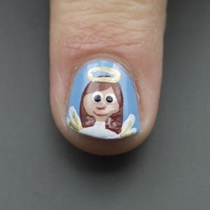 Angel Nail Art Tutorial - I Want Those Nails