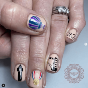 Ready, Steady Go! - 30 Marathon Themed Nail Designs