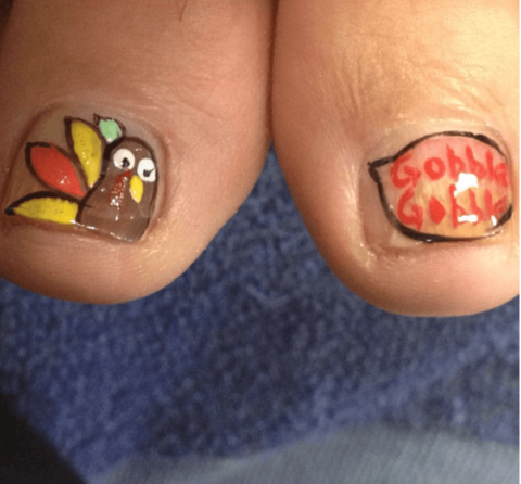 30+ Thanksgiving Toe Nails Design Ideas for a Festive Pedicure
