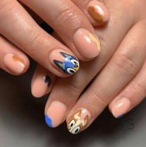 30 Bluey Nail Designs to Paw-sitively Elevate Your Style