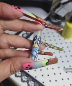 30 Bluey Nail Designs to Paw-sitively Elevate Your Style