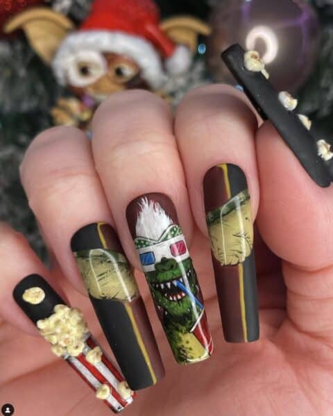Unleash Your Inner Monster with These 40 Gremlin Nail Design Ideas