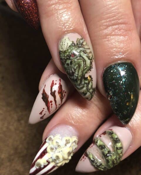 Unleash Your Inner Monster with These 40 Gremlin Nail Design Ideas