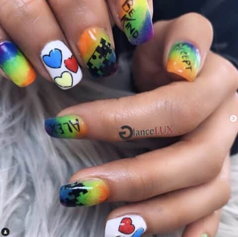 Shine a Light with 60 Inspiring Autism Awareness Nail Designs: Wear ...