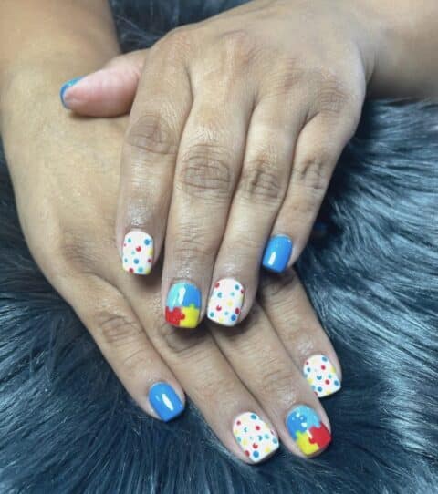 Shine a Light with 60 Inspiring Autism Awareness Nail Designs: Wear ...