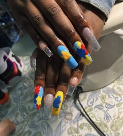 Shine a Light with 60 Inspiring Autism Awareness Nail Designs: Wear ...