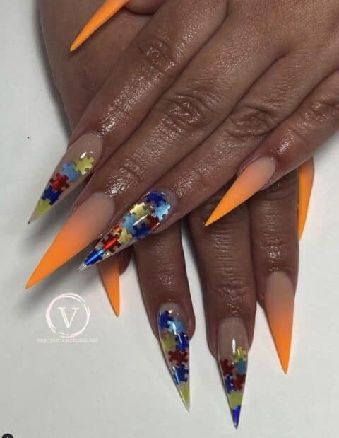 Shine a Light with 60 Inspiring Autism Awareness Nail Designs: Wear ...