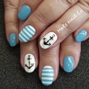 Sail into Style: 50 Cruise-Inspired Nail Designs for Your Next Nautical ...