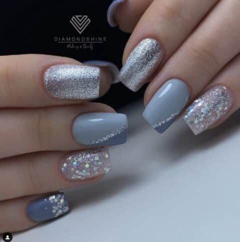 50 Grey Winter Nail Designs for Chic Cold-Weather Style