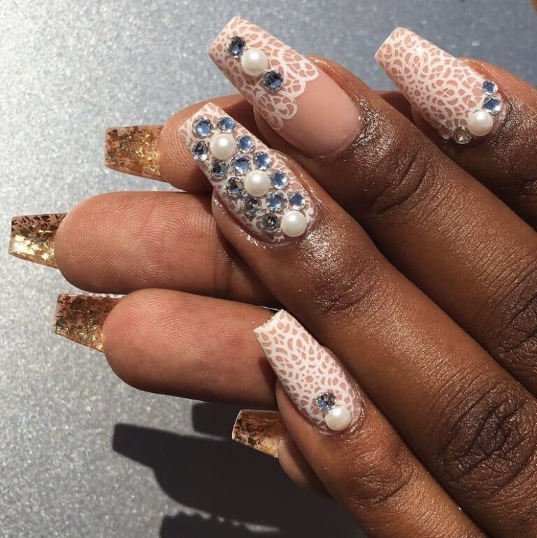 50 Pearl Nail Ideas for a Timeless Bridal Look!