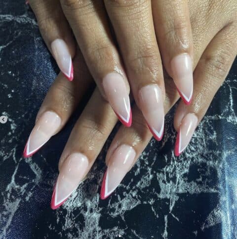 50 Pink French Tip Nail Designs for a Chic and Feminine Look!