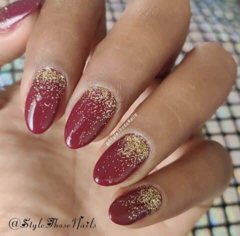 50 Mesmerizing Red and Gold Nail Designs for a Luxurious Look!