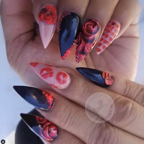 50+ Rose Nail Ideas for a Blooming Beautiful Look!