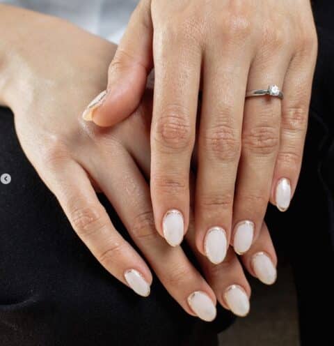 Chic and Elegant: 50 Short Wedding Nail Designs for the Modern Bride's ...