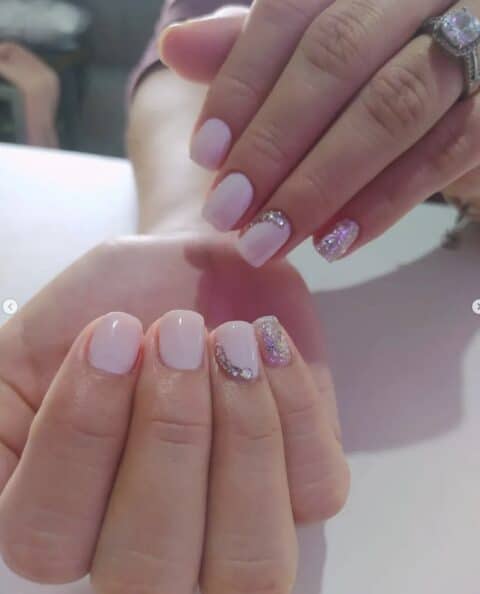 Chic and Elegant: 50 Short Wedding Nail Designs for the Modern Bride's ...