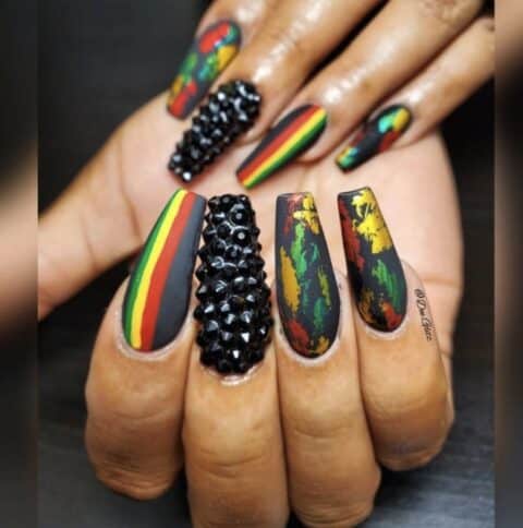 50 Striking Black History Month Nail Designs to Celebrate Culture ...
