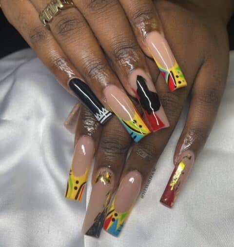 50 Striking Black History Month Nail Designs to Celebrate Culture ...