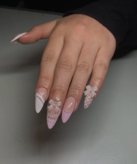 60 Coquette Nail Designs to Embrace Your Playful and Chic Style!