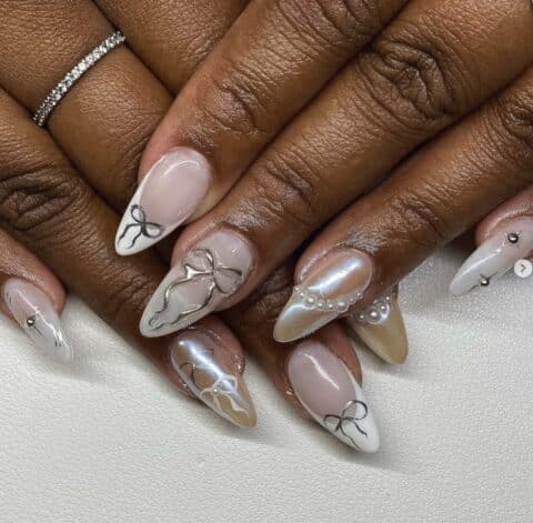 60 Coquette Nail Designs to Embrace Your Playful and Chic Style!