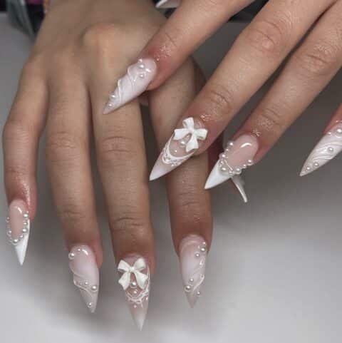 60 Coquette Nail Designs to Embrace Your Playful and Chic Style!