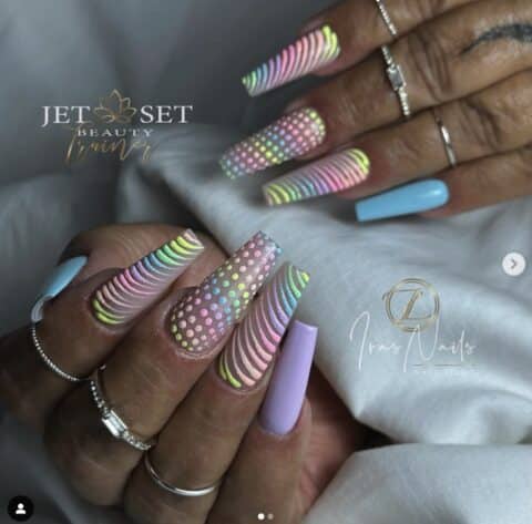 50 Rainbow Nail Ideas to Get You Started