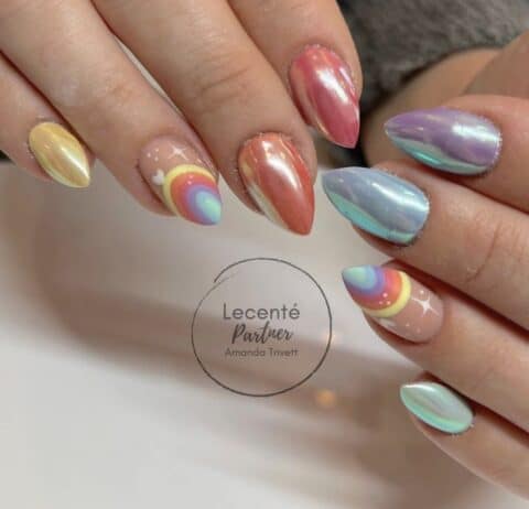 50 Rainbow Nail Ideas to Get You Started