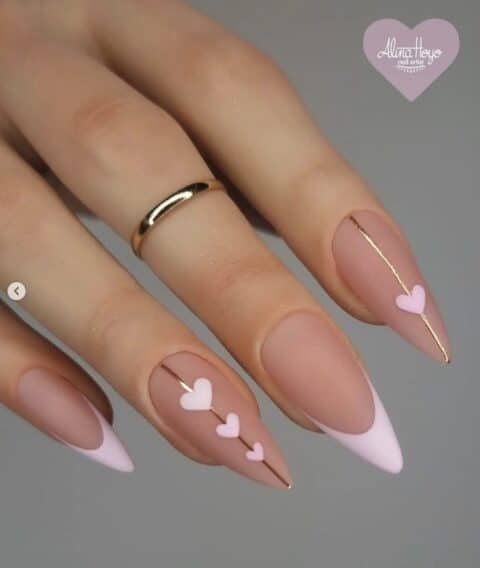 50 Subtle Valentine's Day Nail Designs for a Touch of Elegance!